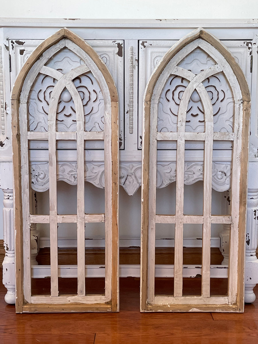 Rustic Modern Farmhouse Wood Cathedral Arch – Unique And Chic Decor