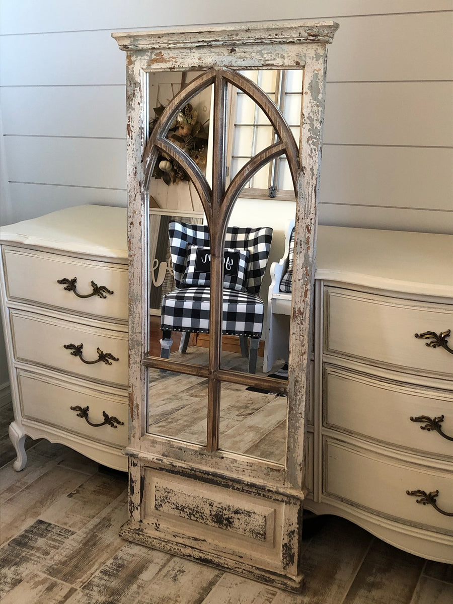 Allison Distressed Arch Mirror – Unique And Chic Decor